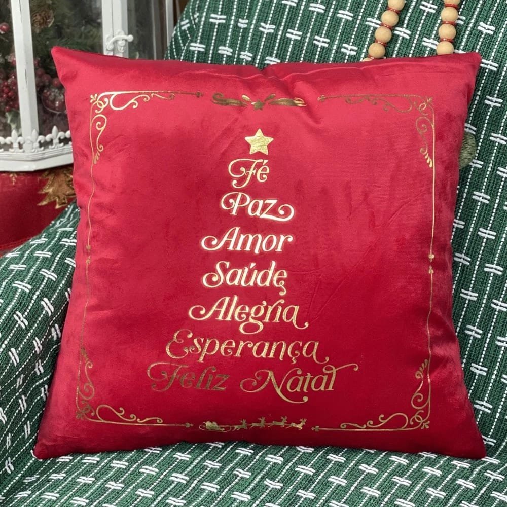 Capa de Almofada Natalina – Estampas Temáticas de Natal Ok Darling